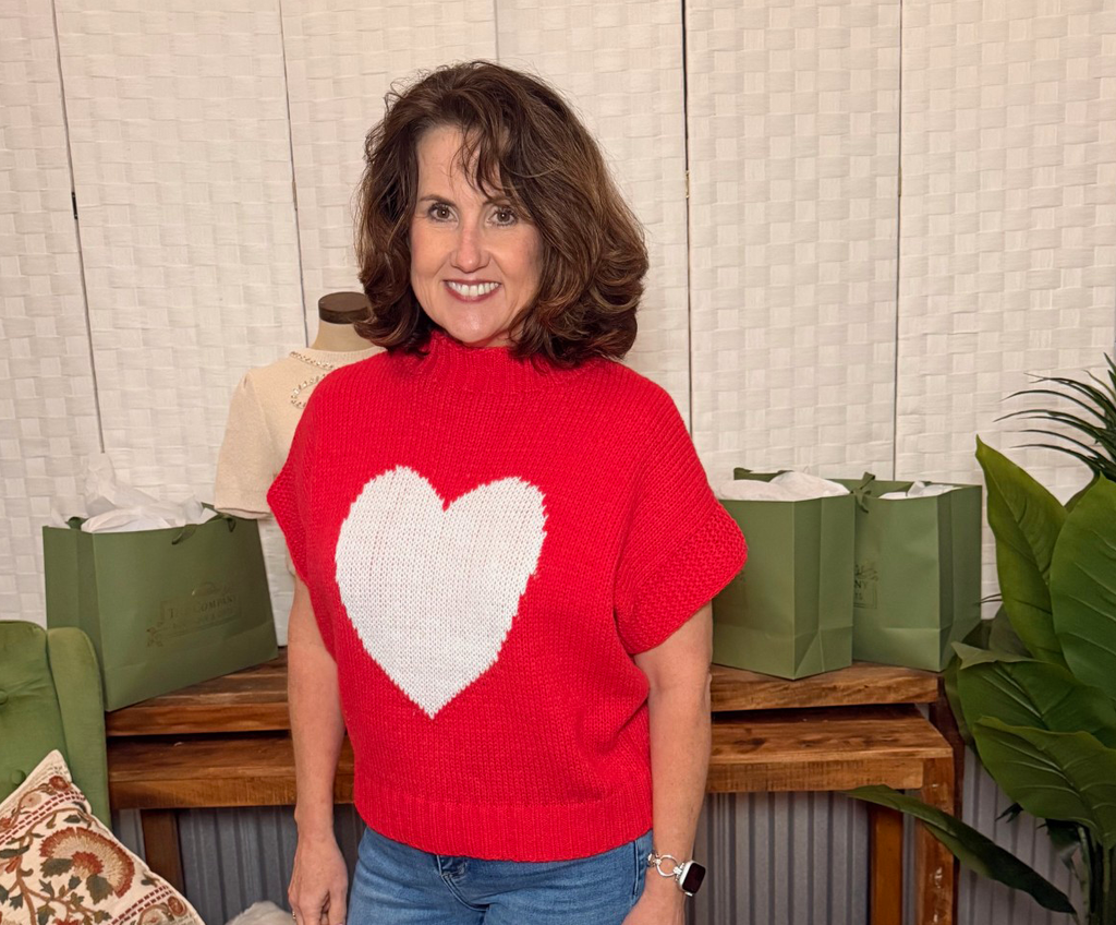 BiBi Heart Sweater – The Company Boutique and Gifts
